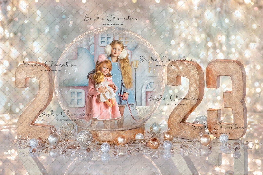 Digital Backdrop Background Newborn Boy or Girl Christmas Family ...