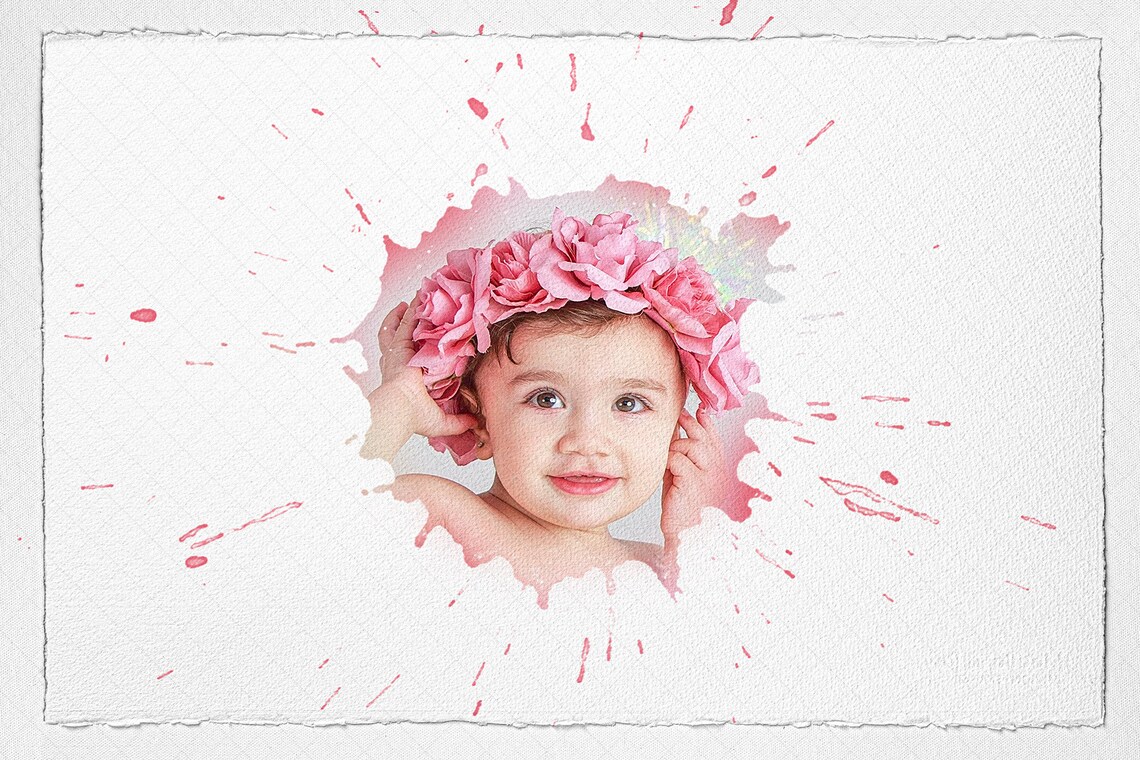 Watercolor Clipping Masks - Etsy