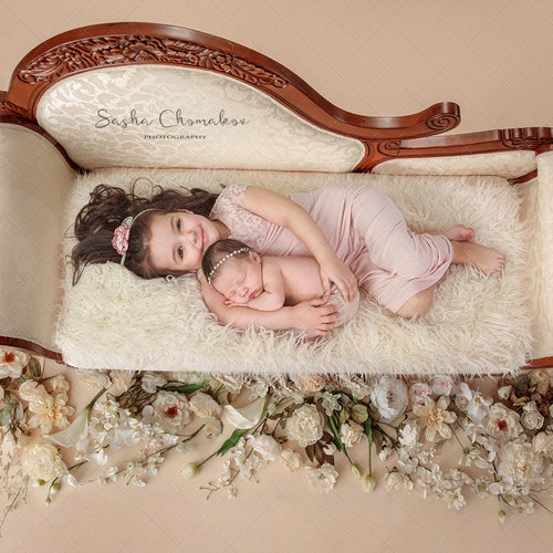 Digital Backdrop Background Newborn Baby Cream Christmas | Etsy