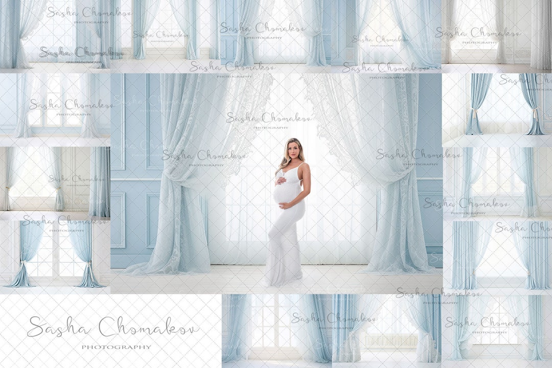 Digital Backdrop Background Maternity Family Newborn Girl Boy Christmas ...