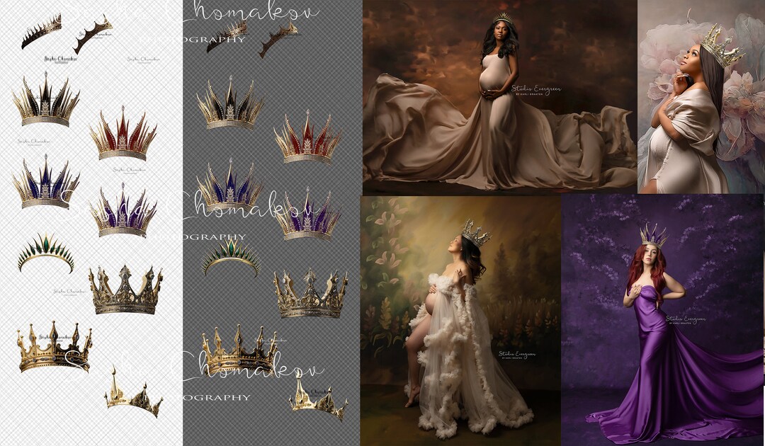 Digital Overlays , Crowns , Maternity , Children - Etsy