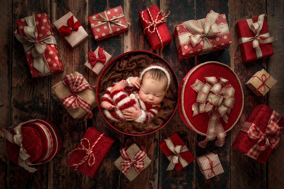 Digital Backdrop, Background Newborn Baby Girl or Boy Brown Blanket ...