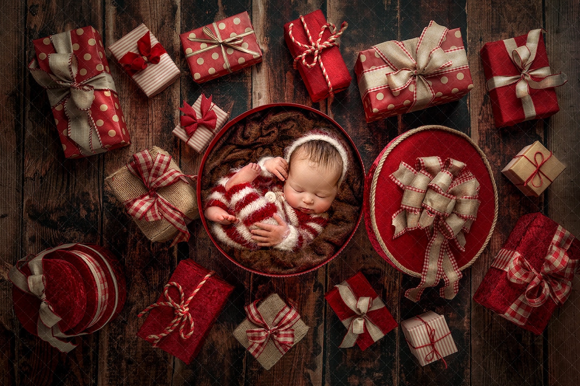 Digital Backdrop Background Newborn Baby Girl or Boy Brown - Etsy