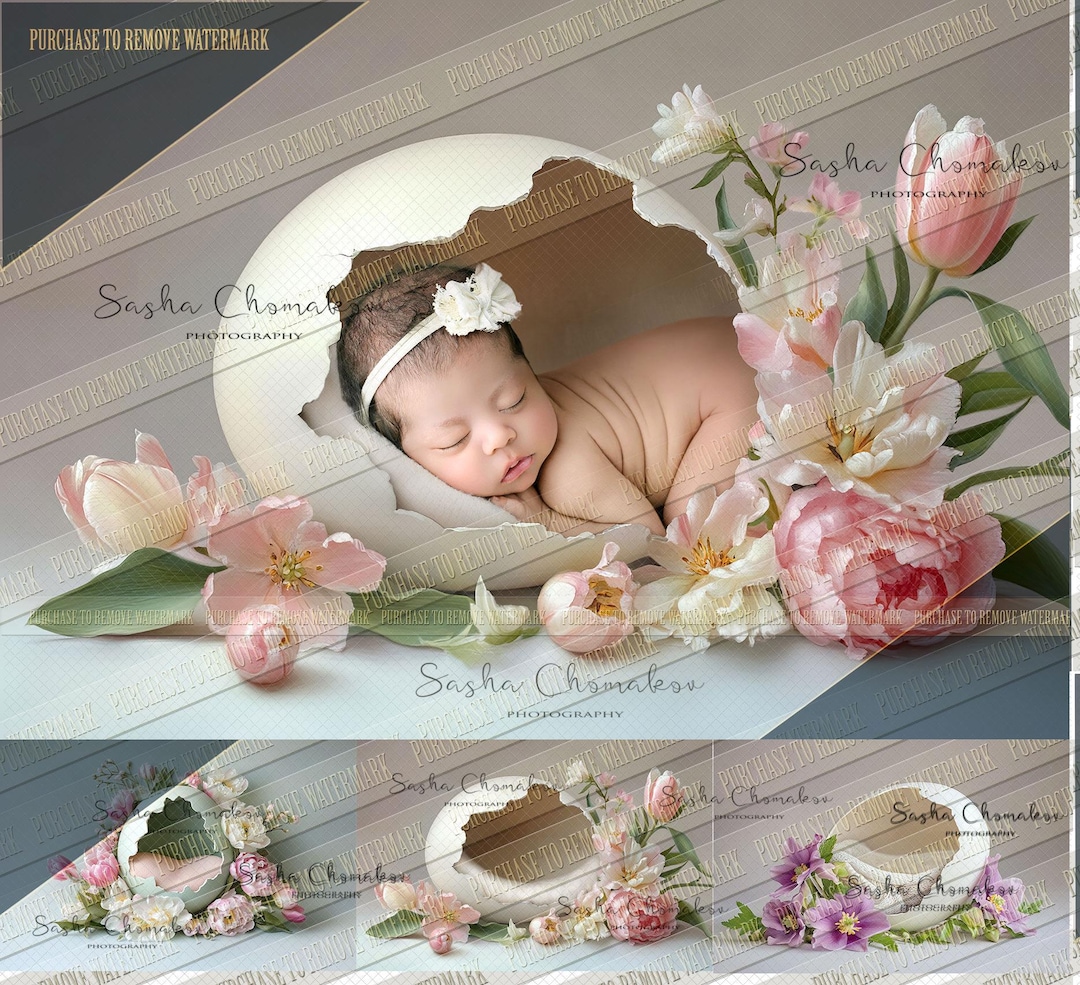3 Different Digital Backgrounds Backdrops Newborn Baby Boy Girls Bum up ...