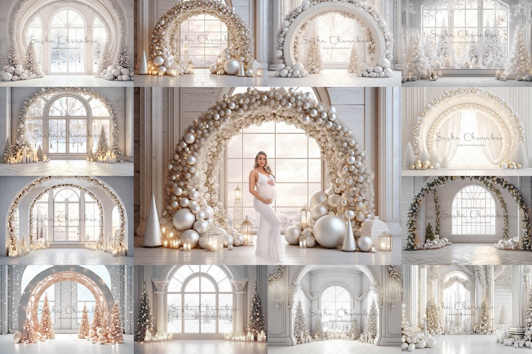 12 Different BACK LIT Digital Backgrounds , Backdrops Overlays Ai ...