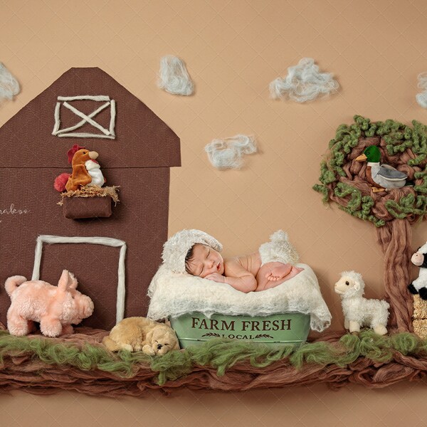 Farm Animal Backdrop - Etsy
