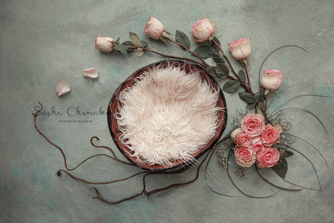 Digital backdrop background newborn baby girl or boy white | Etsy