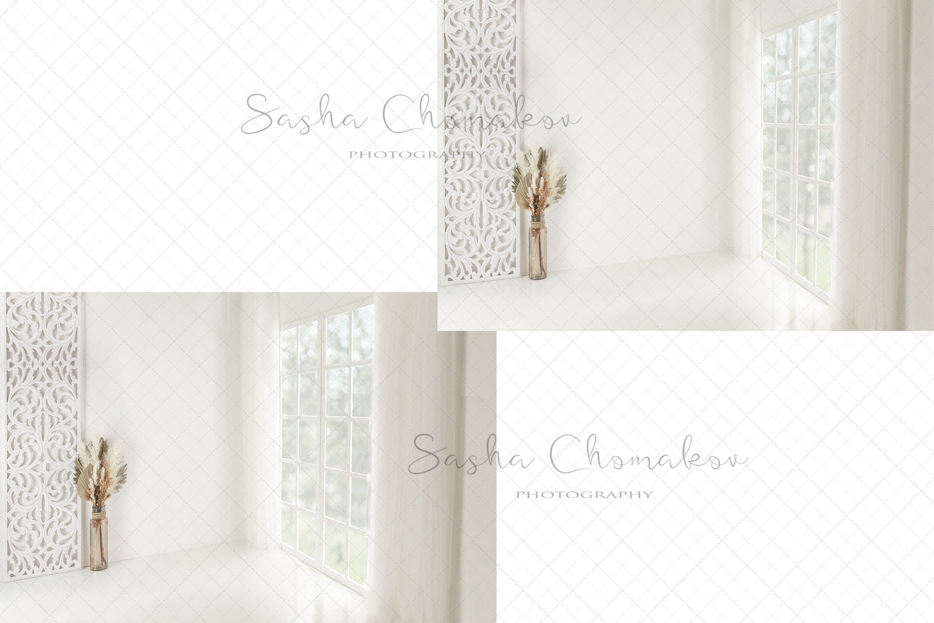 Digital Backdrop Background Maternity , Family Window White Newborn ...