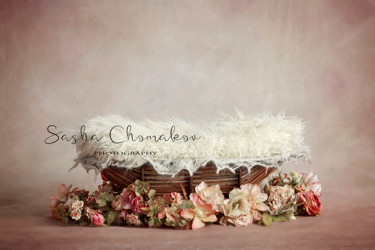 Digital Background Backdrop Newborn Baby Girl or Todller White 6 Months ...