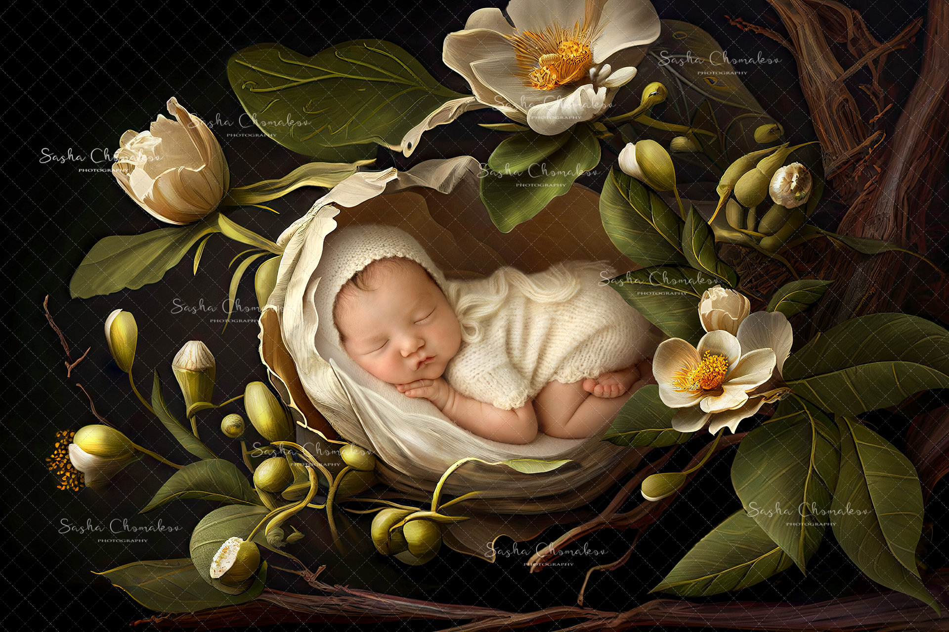 Digital Backdrop Background Newborn Baby Girl or Boy Hand - Etsy