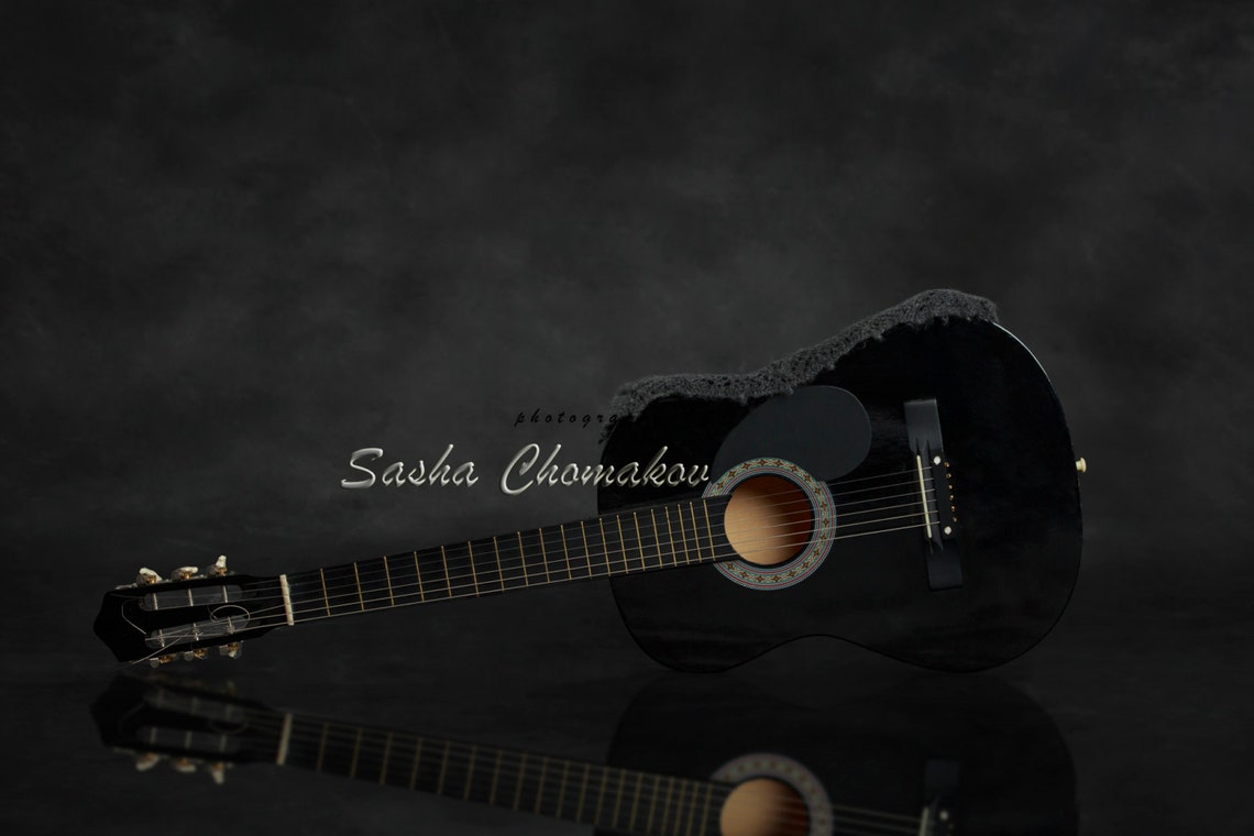 Digital Backdrop , Background Newborn Baby Girl or Boy Guitar - Etsy