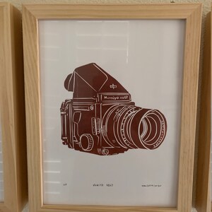 Set of 11 Vintage Camera Linocut Portraits, Limited Edition, This is ...