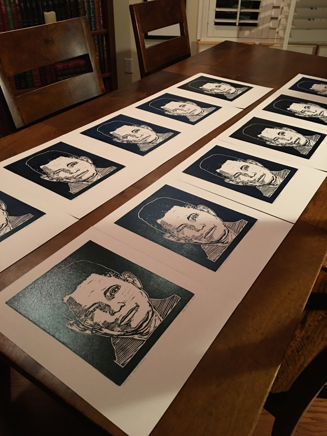 Tatsuo Shimabuku Lincut Portrait, the Founder of Isshinryu Karate - Etsy