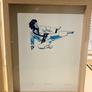 Limited Edition Martial Arts Linocut Print Set, Tom Callos Art - Etsy