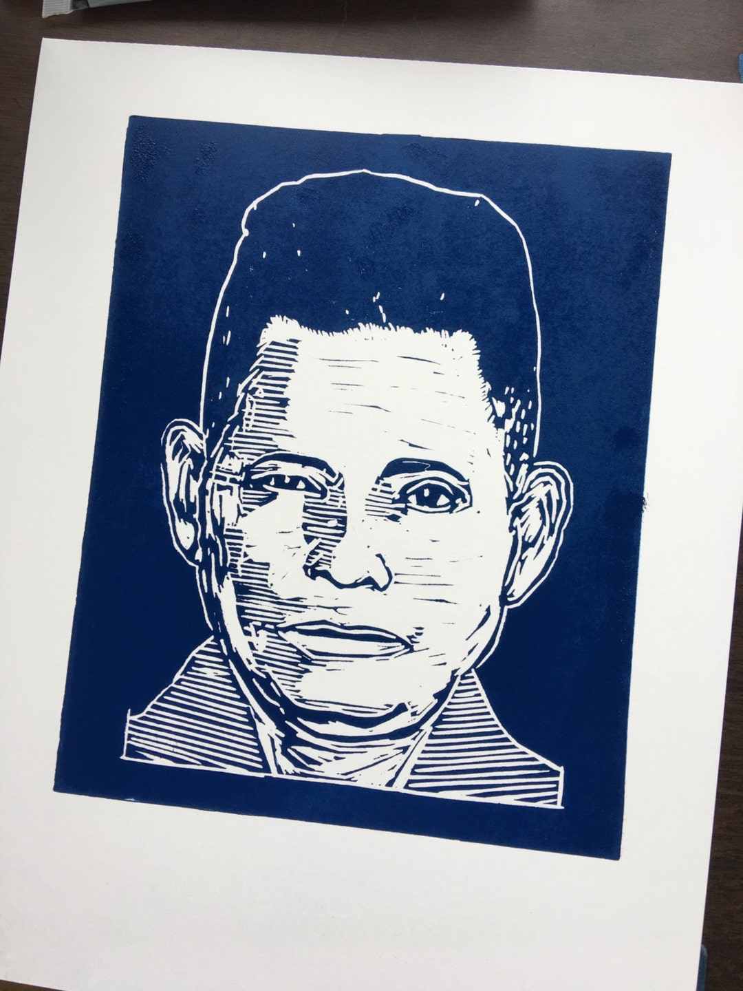 Tatsuo Shimabuku Lincut Portrait the Founder of Isshinryu - Etsy