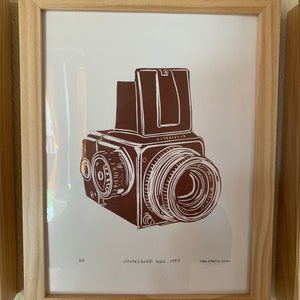 Set of 11 Vintage Camera Linocut Portraits, Limited Edition, This is ...