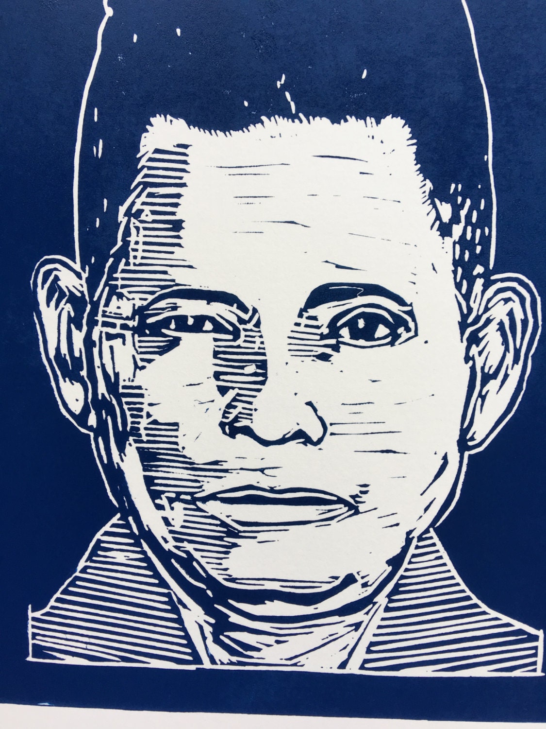 Tatsuo Shimabuku Lincut Portrait, the Founder of Isshinryu Karate - Etsy