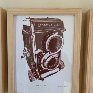 Set of 11 Vintage Camera Linocut Portraits, Limited Edition, This is ...
