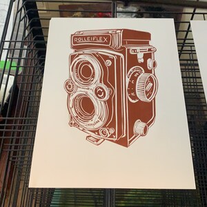 Set of 11 Vintage Camera Linocut Portraits, Limited Edition, This is ...