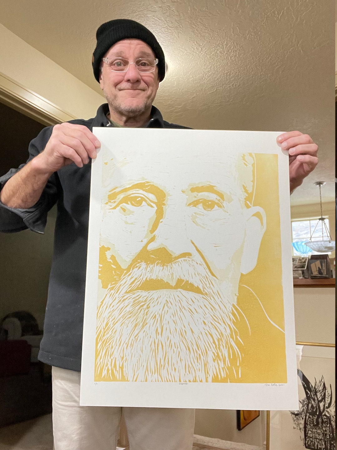 Morihei Ueshiba, O'sensei Portrait, Large Size, Limited Edition of 5 ...