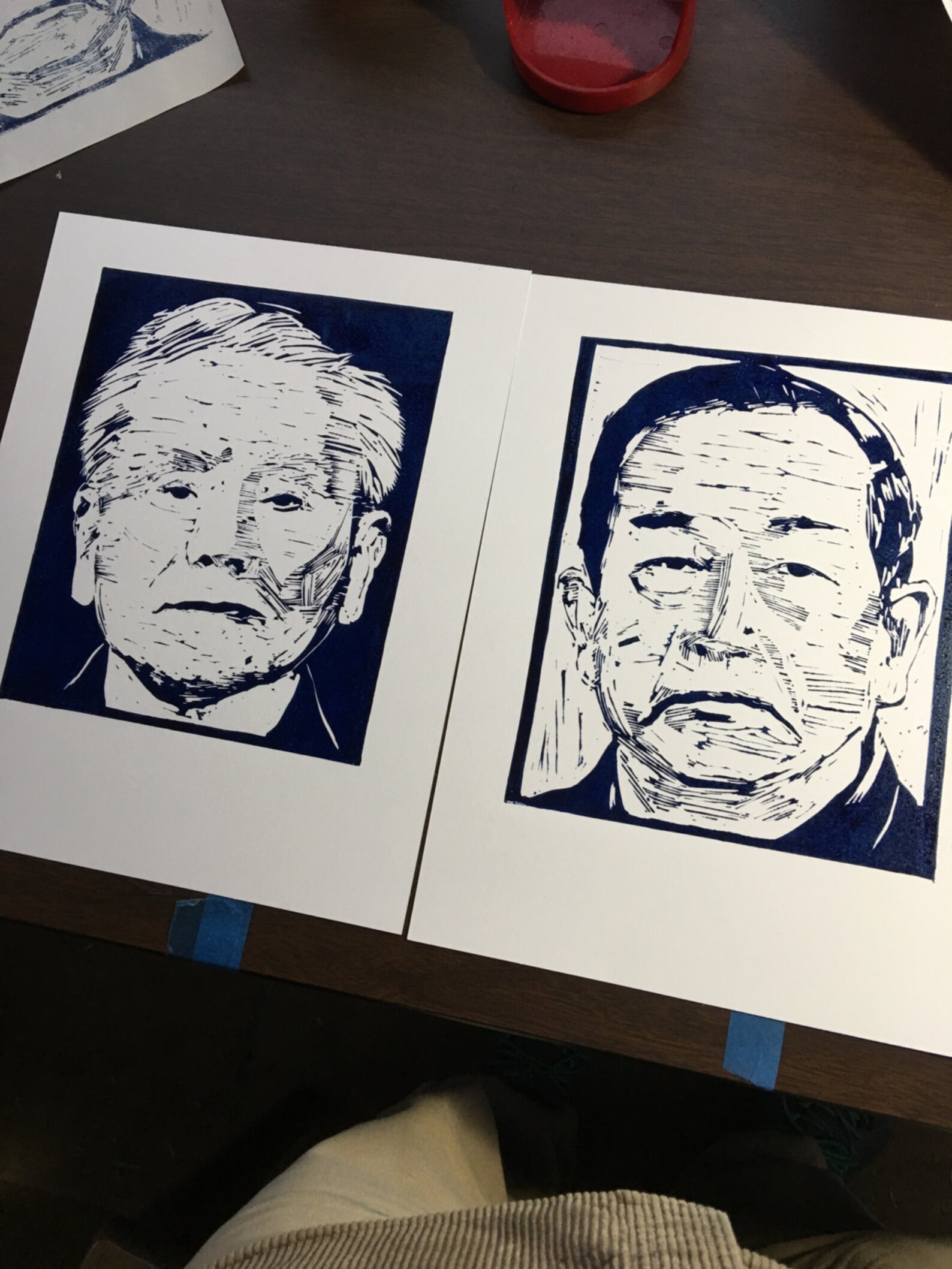 Linocut Portrait of Shotokan Founder, Gichin Funakoshi by Tom Callos - Etsy