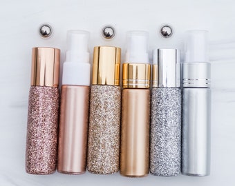 Mini Sample Glass Roller Bottle & Dropper Set - Etsy