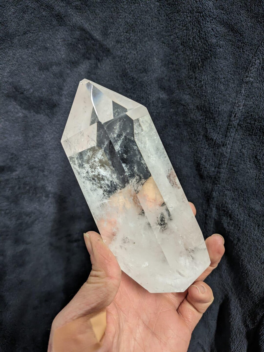 Large Clear Quartz Point | Raw Energy Crystal for Meditation - Etsy