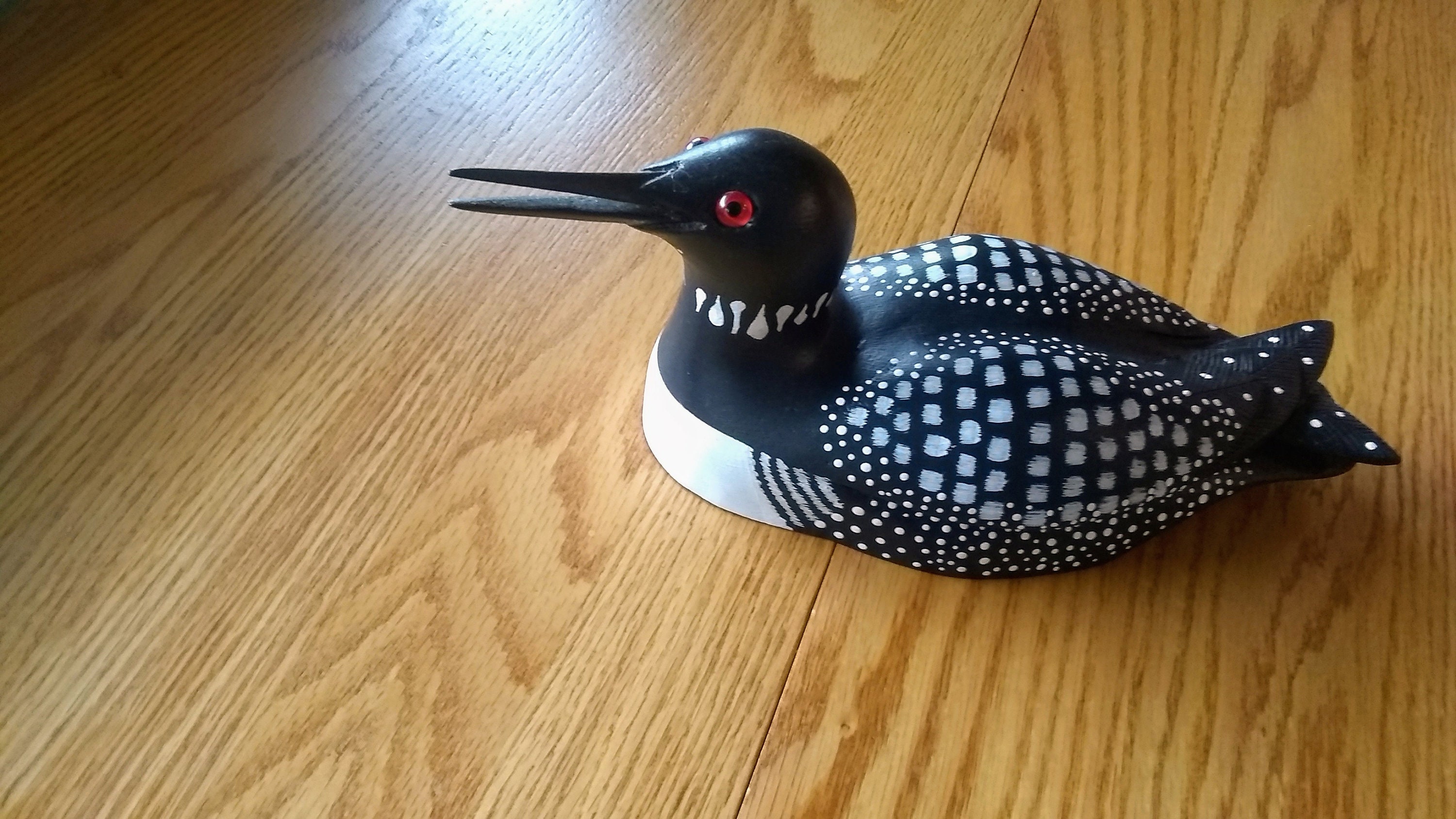 Common Loon hand carved | Etsy