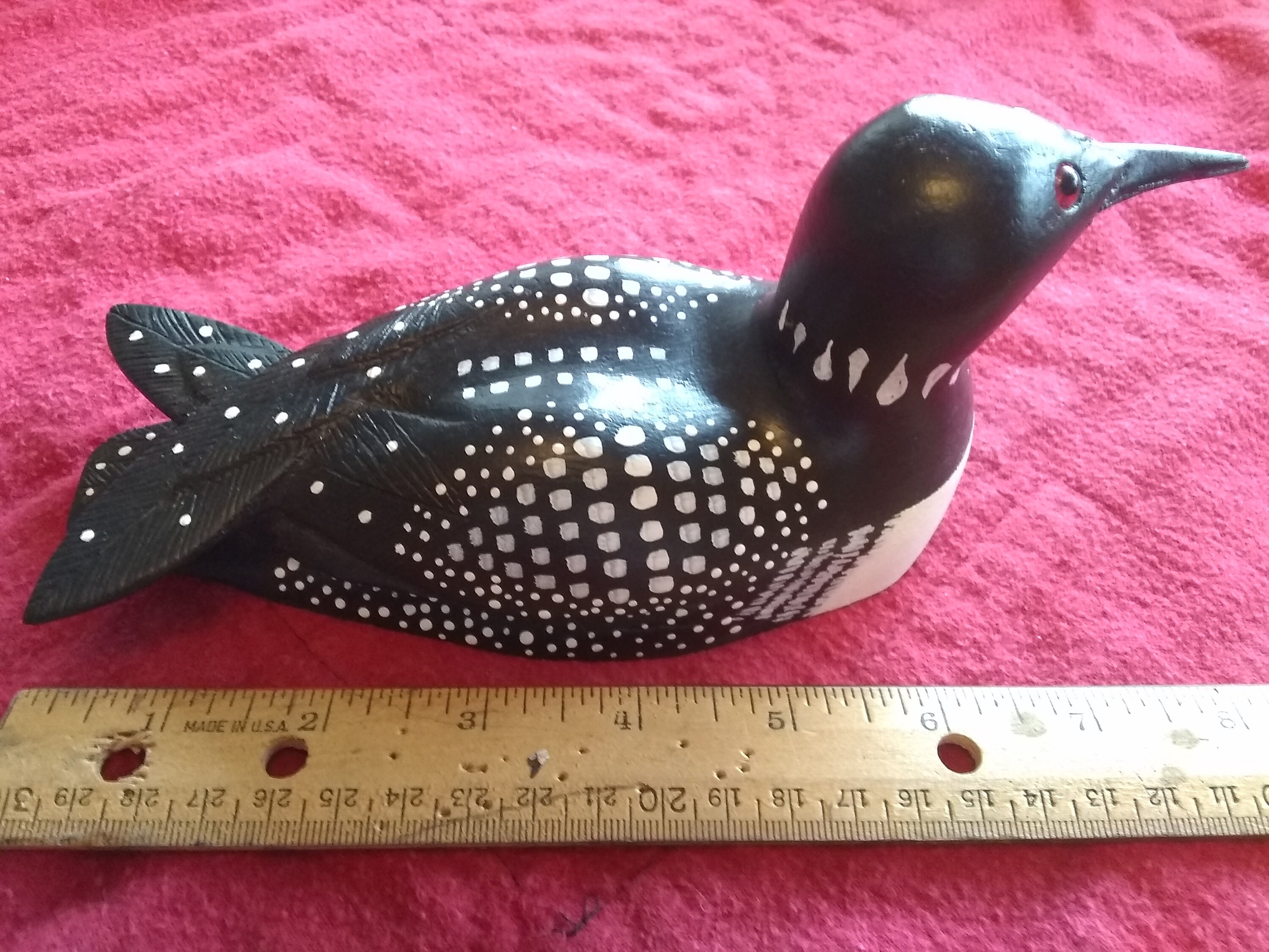 Common Loon hand carved | Etsy