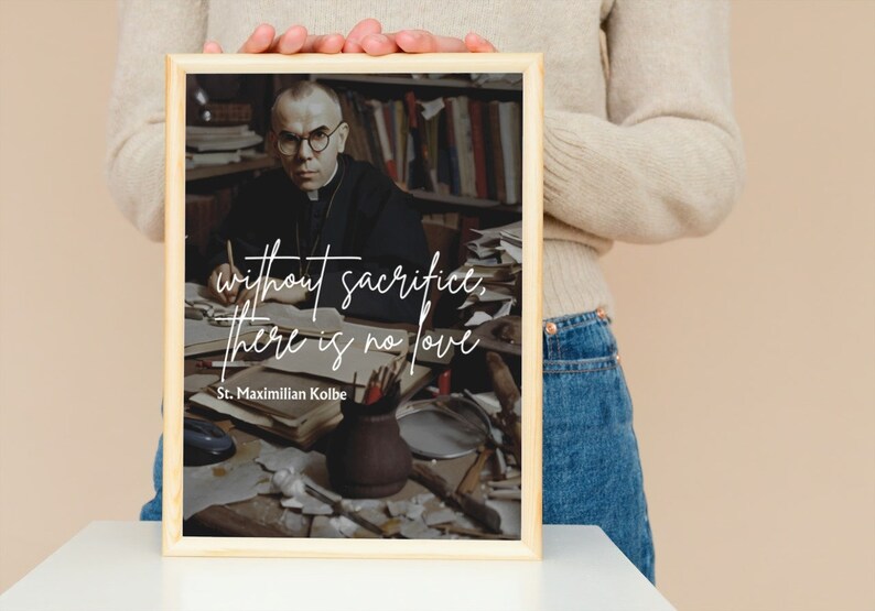 St. Maximilian Kolbe | Style 2 | Patron Saint of Messy Desks | Patron ...