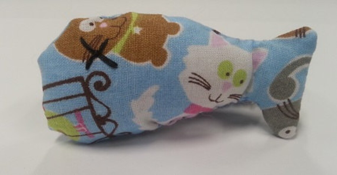 Cute Handmade Catnip Fish (5 Pack) - Etsy