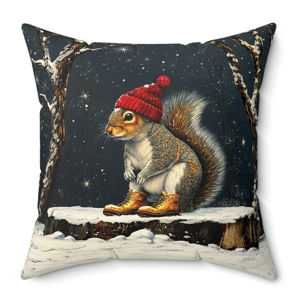 Squirrel Pillow - Etsy
