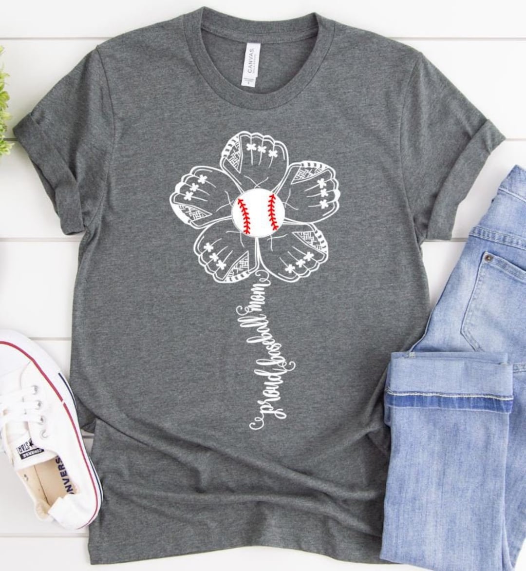 Proud Baseball Mom Shirt, Baseball Mom, Sports Mom, Proud Mom, Mom ...