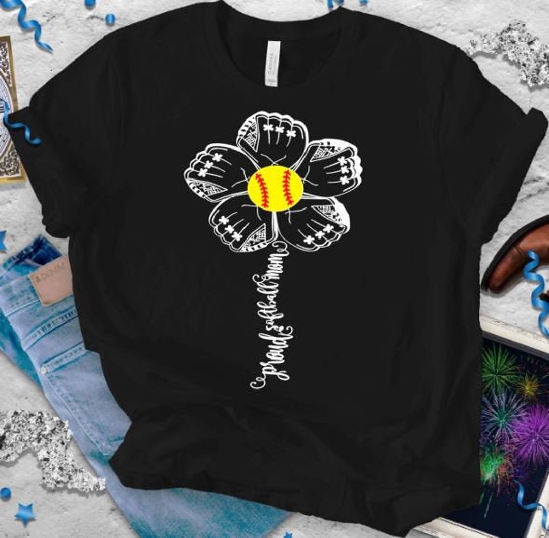 Softball Mom Shirt, Proud Softball Mom Shirt, Softball Shirt, Sports ...