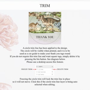 Dinosaur Thank You Tags Dinosaur Volcano Thank You Gift Tags Dinosaur ...