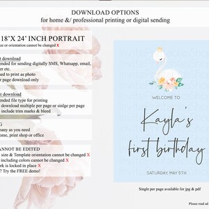 Swan Welcome Board Swan Princess Ballet Welcome Sign Enchanted Swan ...