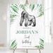 Giraffe Menu Giraffe Menu Template Giraffe Party Table Decor Safari ...