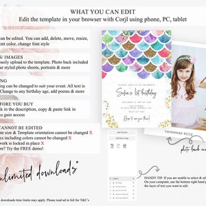 Rainbow Fish Invitation Rainbow Fish Birthday Invitation Watercolor ...