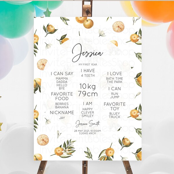 Citrus Birthday Decor - Etsy