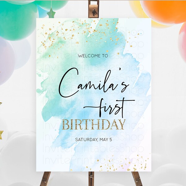 First Birthday Welcome Board - Etsy