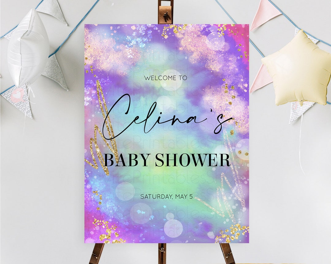 Rainbow Welcome Sign Pastel Welcome Board Colorful Pastel Watercolor ...