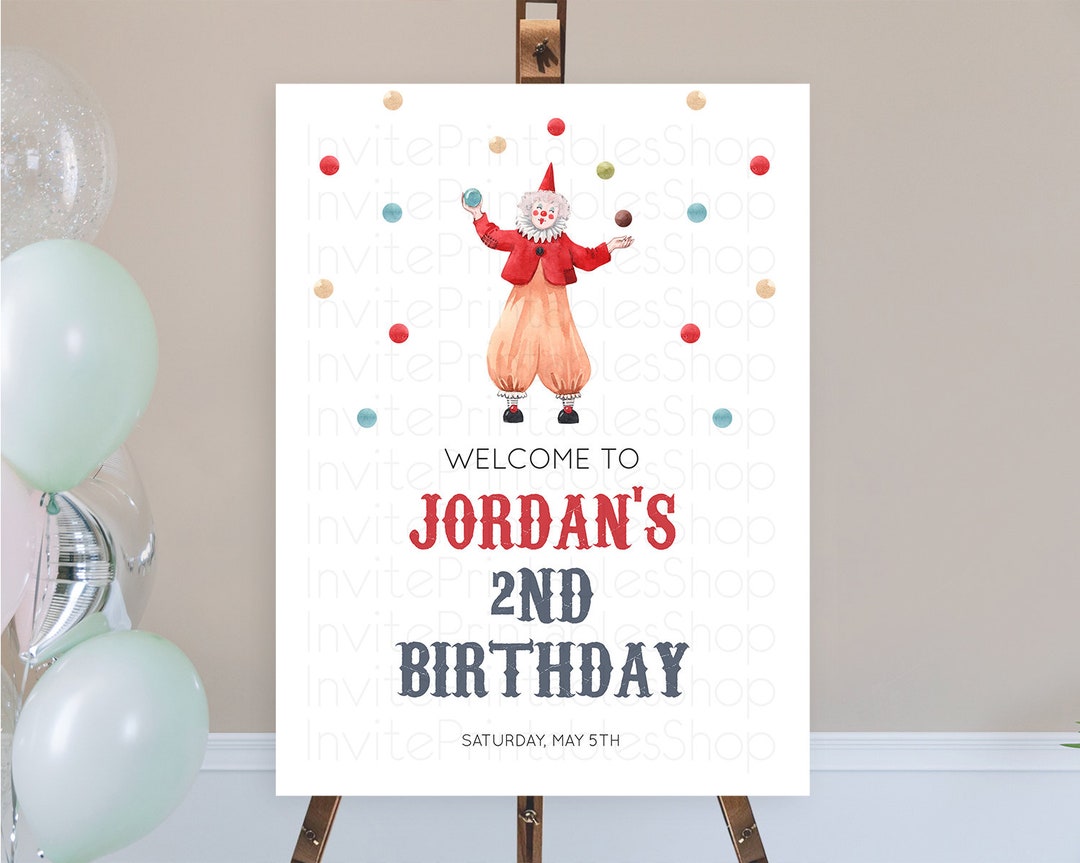 Circus Welcome Sign Carnival Welcome Board Step Right up Circus Welcome ...