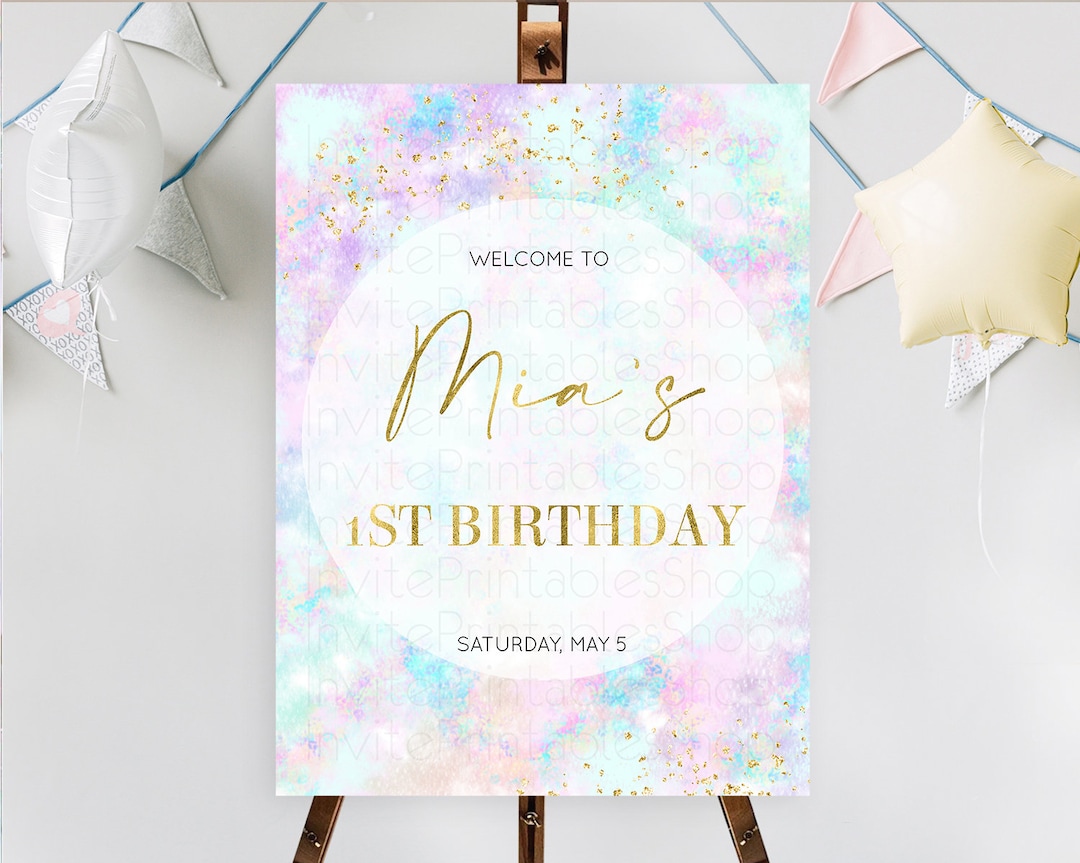 Pastel Welcome Sign Pastel Rainbow Welcome Sign Colorful Rainbow ...