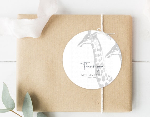 Giraffe Tags Giraffe Gift Tags Giraffe Favor Tags Giraffe | Etsy