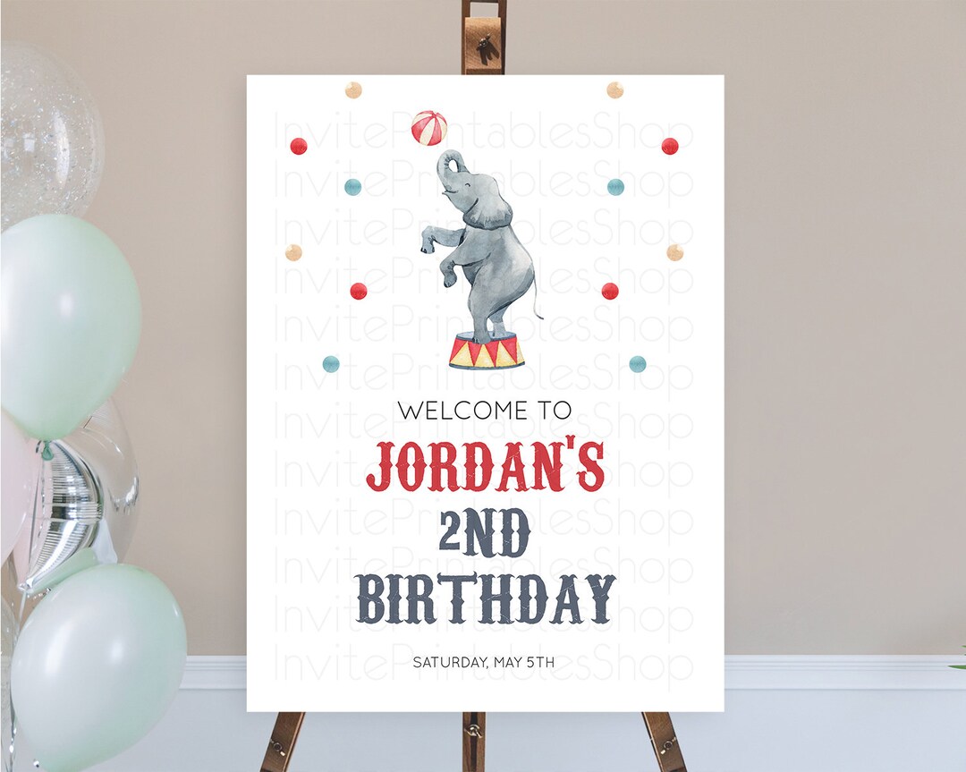 Circus Welcome Sign Carnival Welcome Board Step Right up Circus Welcome ...