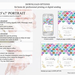 Rainbow Fish Invitation Rainbow Fish Birthday Invitation Watercolor ...