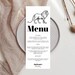 Lion Menu Lion Menu Template Lion Party Table Decor Safari Adventure ...