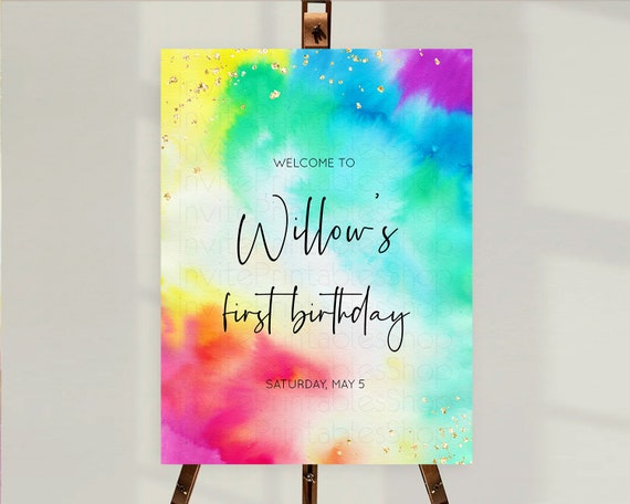 Tie Dye Poster Board