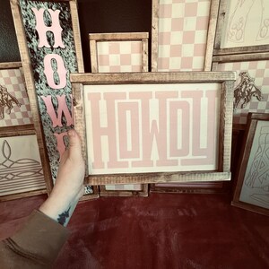 Western PINK Signs *made to Order* - Etsy