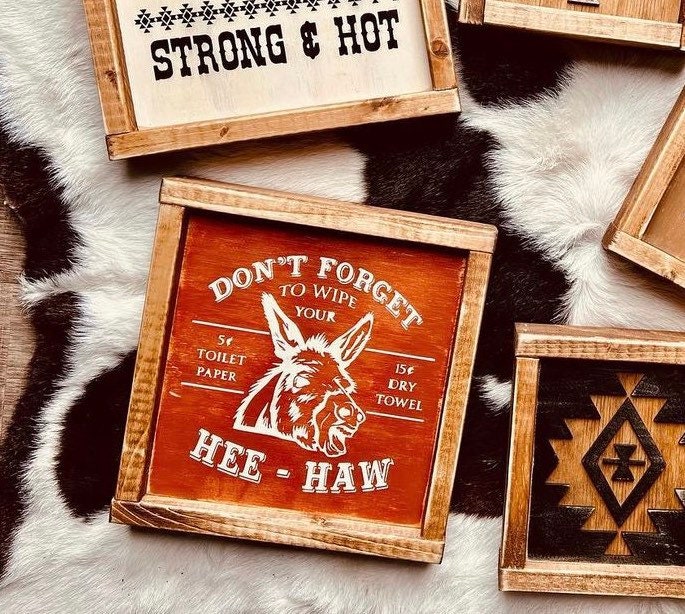 Heehaw Signs MADE TO ORDER - Etsy